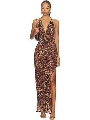 SNDYS Johanna Maxi Dress - Leopard
