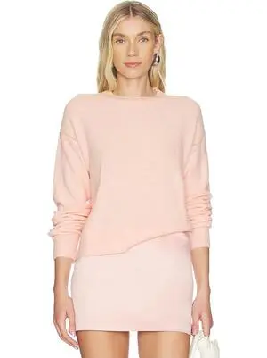 BOBI Crewneck Boxy Sweater - Blush