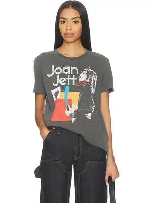 Junk Food Joan Jett Vintage Tee - Vintage Black