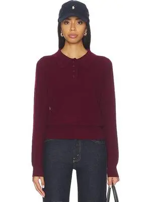ARTLESS FOREVER Tove Cashmere Polo - Burgundy