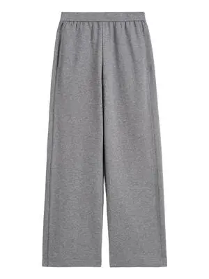 Cos Wide-leg Cotton Joggers - Gray