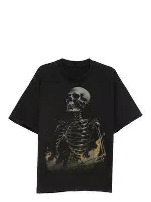WARMAN Skeleton Printed T-shirt - Black