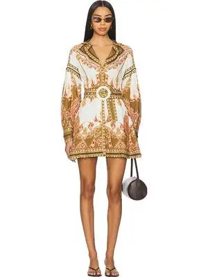 SCARLETT POPPIES Florista Mini Dress - Neutral