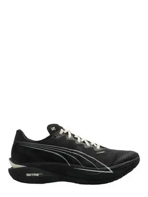 PUMA Panelled Lace-up Sneakers - Black