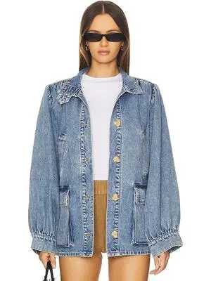 Steve Madden Marceline Jacket - Denim-medium