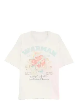 WARMAN Printed T-shirt - Neutrals