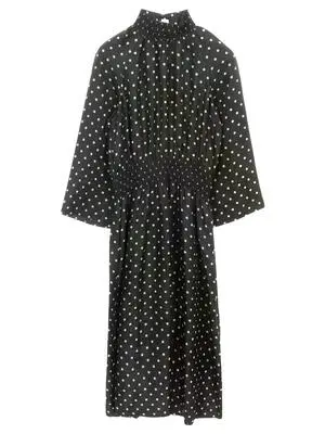 Hermès Polka-dot Dress - Black
