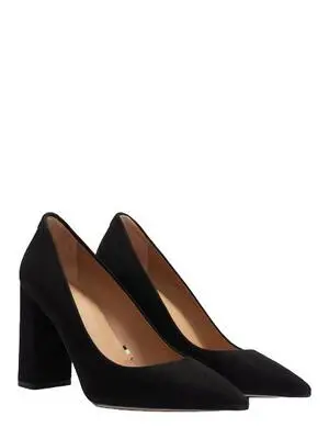 BOSS Janet Block Heel Pumps - Black