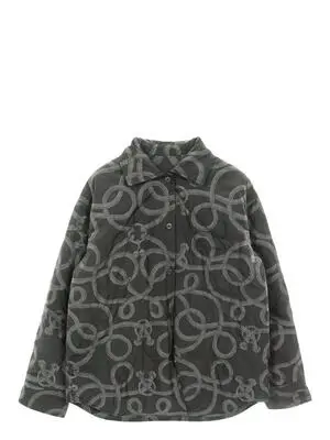 Hermès All-over Pattern Shirt Jacket - Grey