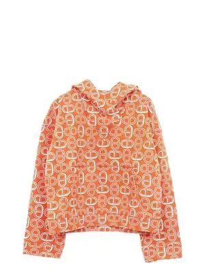 Hermès 2010s Chaîne D'ancre Hoodie - Orange