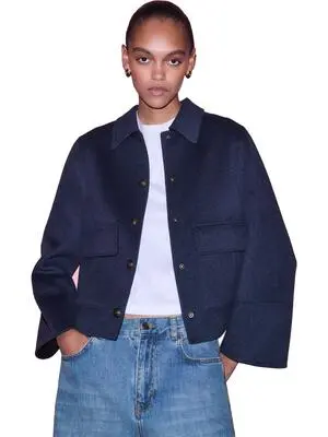 ME+EM Swing Jacket - Navy/black