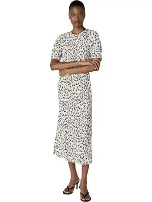 Diane Von Furstenberg Janine Dress - Lily Of The Valley Ivory