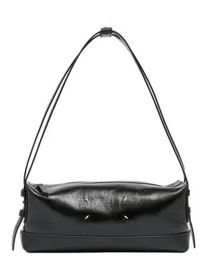 MAISON MARGIELA Small Leather Baguette By - Black