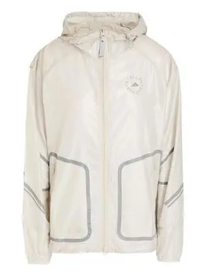Adidas By Stella McCartney Shell Hooded Track Jacket - Off-white