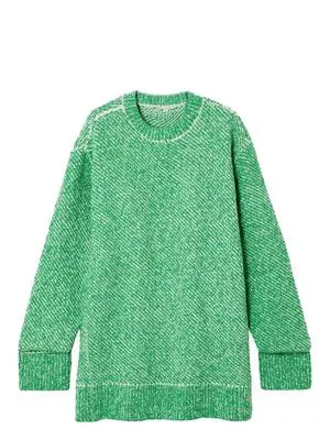 Stella McCartney Oversized Bouclé Sweater - Green
