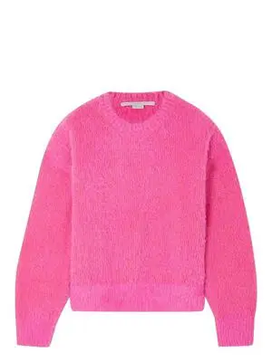 Stella McCartney Brushed-knit Sweater - Fuchsia