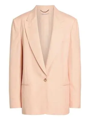 Stella McCartney Woven Blazer - Pastel Orange