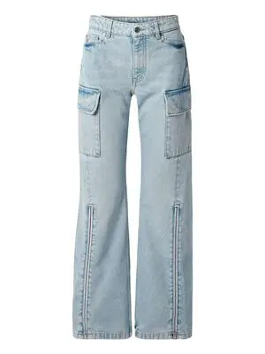 Stella McCartney High-rise Straight-leg Jeans - Light Denim