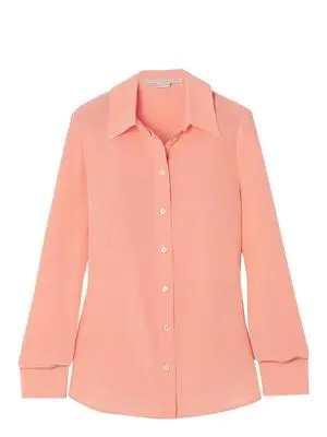 Stella McCartney Silk Crepe De Chine Shirt - Peach