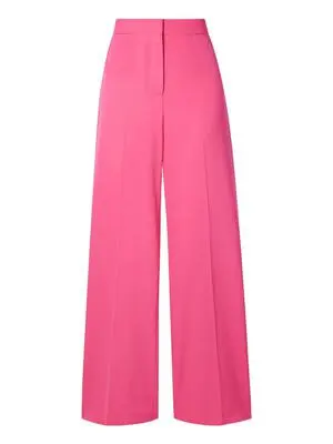 Stella McCartney Wide-leg Wool-blend Twill Pants - Pink