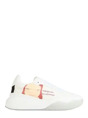 Stella McCartney Yoshitomo Nara Loop Twins Printed Twill Sneakers - White