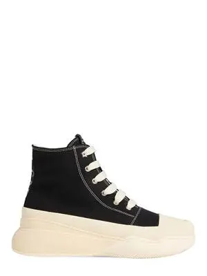 Stella McCartney Loop Canvas Platform High-top Sneakers - Black