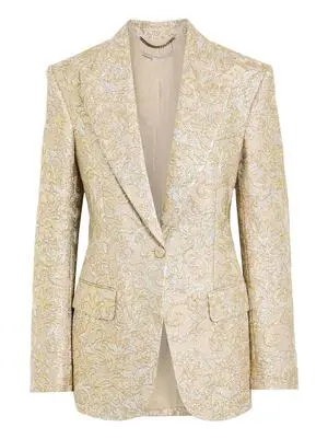 Stella McCartney Metallic Brocade Jacket - Gold
