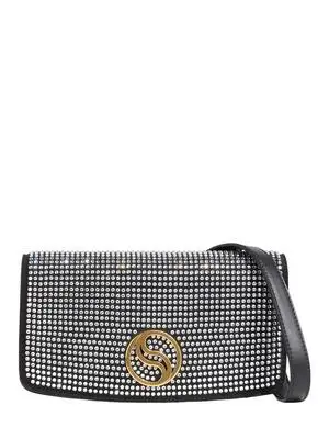 Stella McCartney Crystal-embellished Shoulder Bag - Black