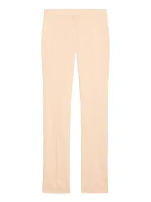 Stella McCartney Grain De Poudre Straight-leg Pants - Peach