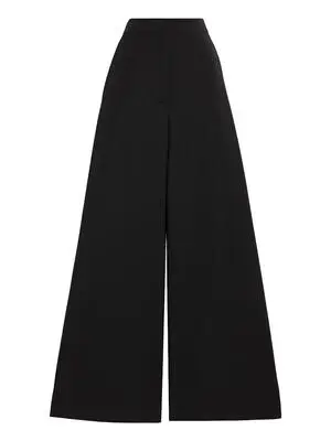 Stella McCartney Wool-twill Wide-leg Trousers - Black