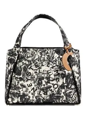 Stella McCartney Embroidered Canvas Tote - Black