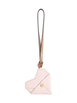 Stella McCartney Origami Heart Bag Charm - Pastel Pink