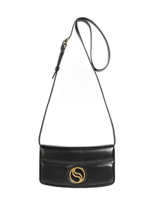 Stella McCartney Swave Quilted Crossbody Bag Black