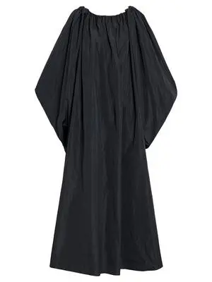 Stella McCartney Draped Taffeta Maxi Dress - Black