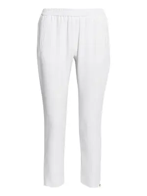 Stella McCartney Tamara Cropped Crepe Tapered Pants - White