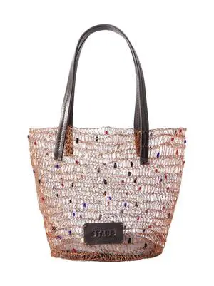 Staud Jewel Crocheted Bucket Bag - Multi