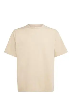 Rick Owens Cotton Jersey Brad T-shirt - Beige