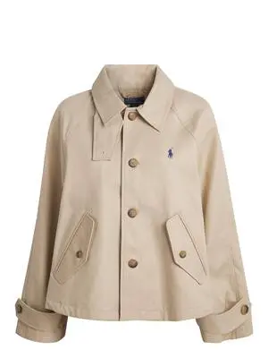 Polo Ralph Lauren Twill Polo Pony Jacket - Beige