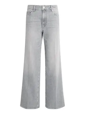 Paige Anessa Wide-leg Jeans - Grey