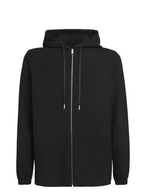 Sandro Zip-up Hoodie - Black