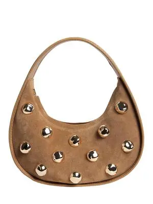 Simkhai Embellished Finn Shoulder Bag - Beige