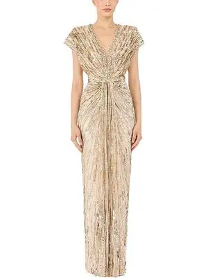 Jenny Packham Lacie Maxi Gown - Morganite