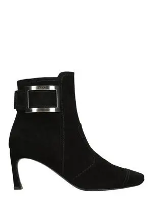 ROGER VIVIER Suede Trompette Boots 70
