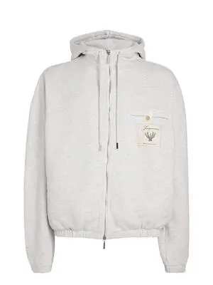 Jacquemus Cotton Torneo Hoodie - Grey