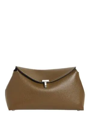 TOTEME Mini Leather T-lock Top-handle Bag - Brown