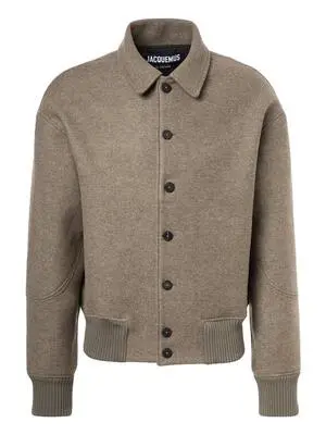 JACQUEMUS Virgin Wool Blouson Jacket