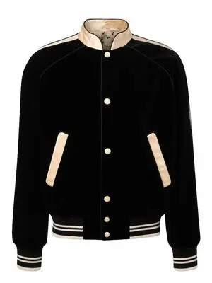 Valentino Garavani Cotton Bomber Jacket - Black