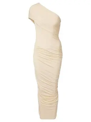 Tove Vreni Draped Midi Dress - White