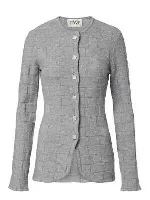 Tove Uma Cashmere Cardigan - Grey