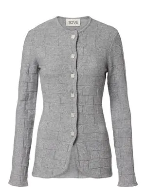 Tove Cashmere Cardigan - Grey